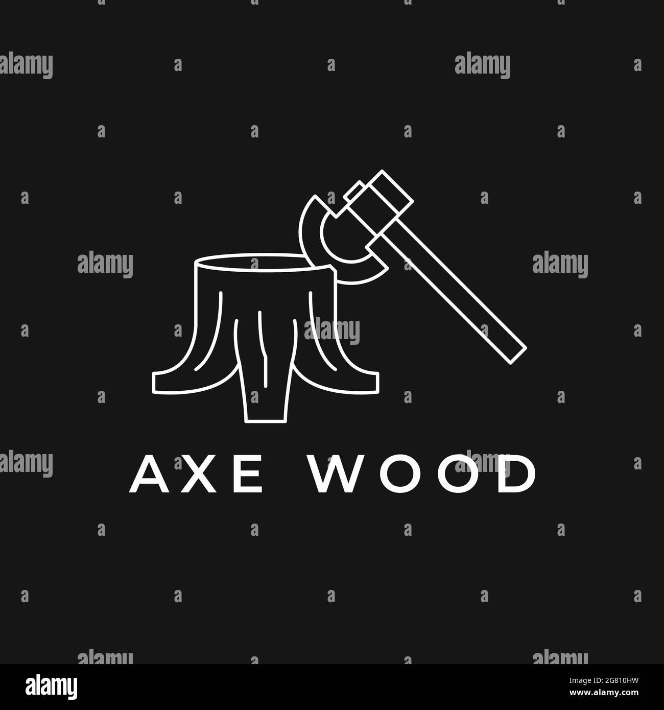 Axe logos hi-res stock photography and images - Alamy