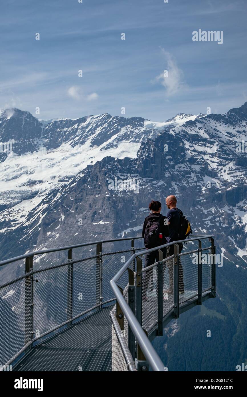 Cliff Walk, a popular viewing platform on the First mountain in ...