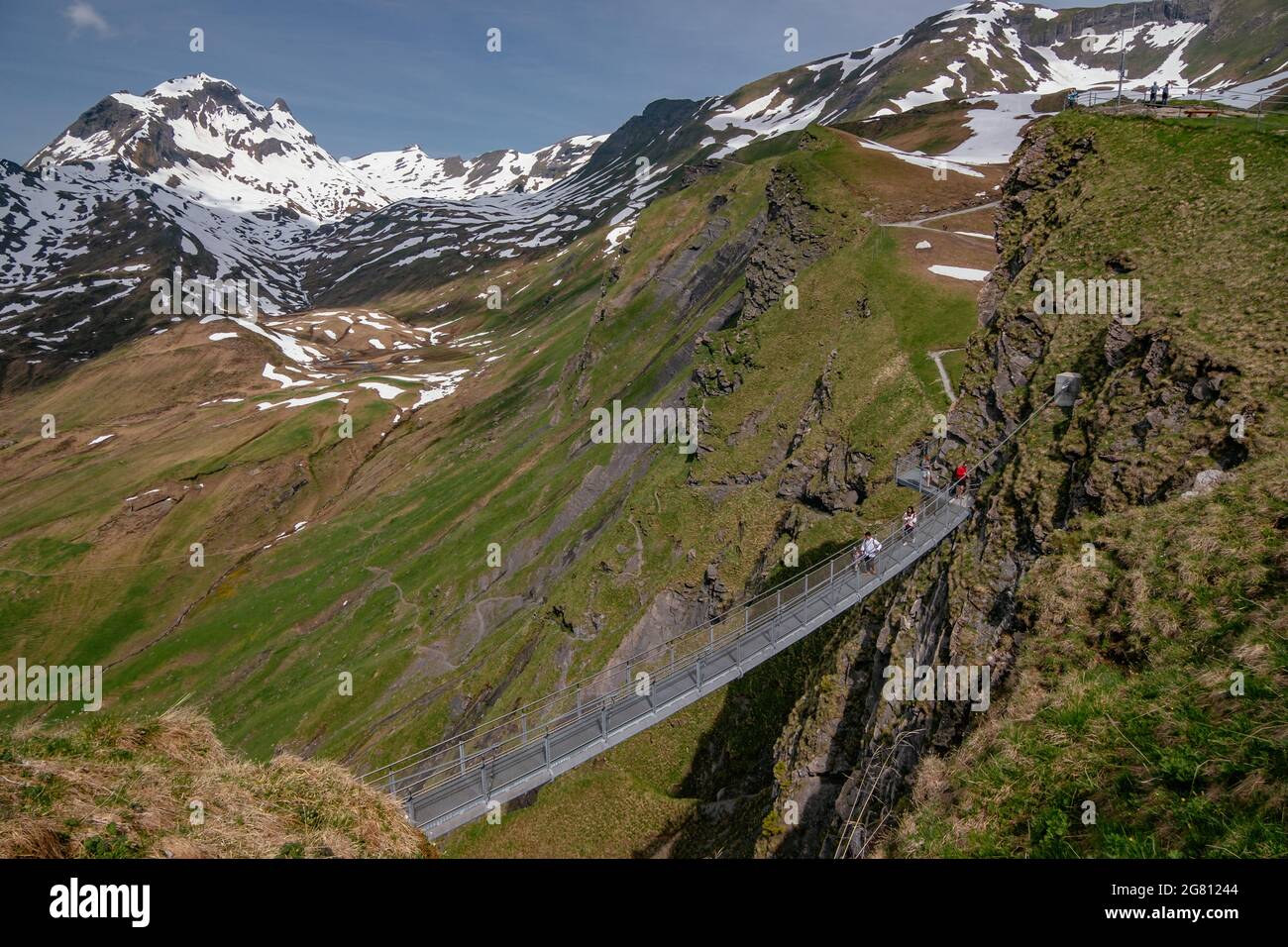 Cliff Walk, a popular viewing platform on the First mountain in ...