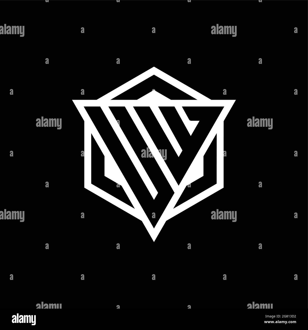 Uw logo vector vectors hi-res stock photography and images - Alamy