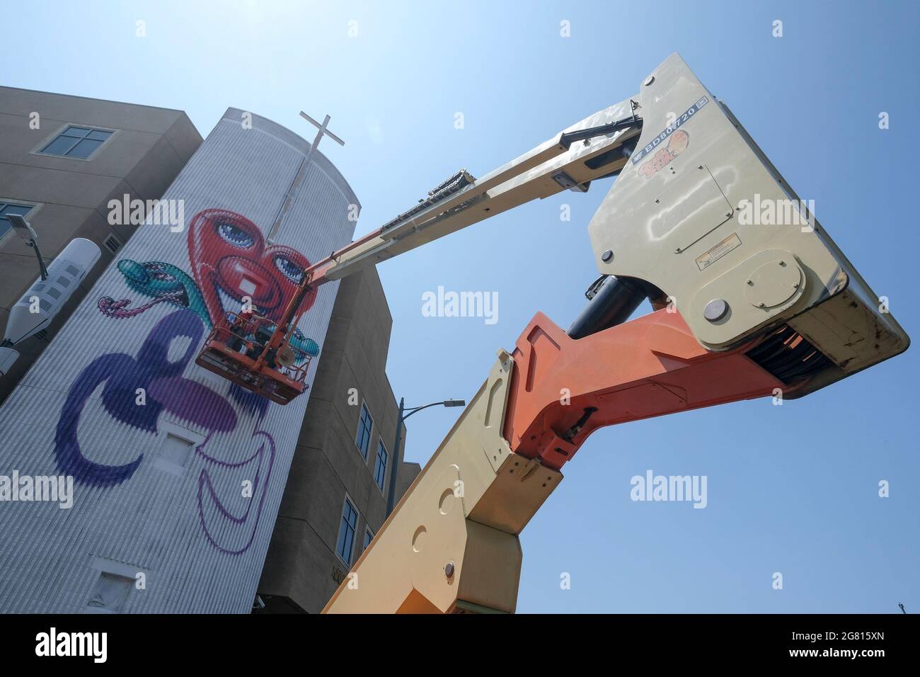 Downtown mural los angeles 2021 hi-res stock photography and images - Alamy