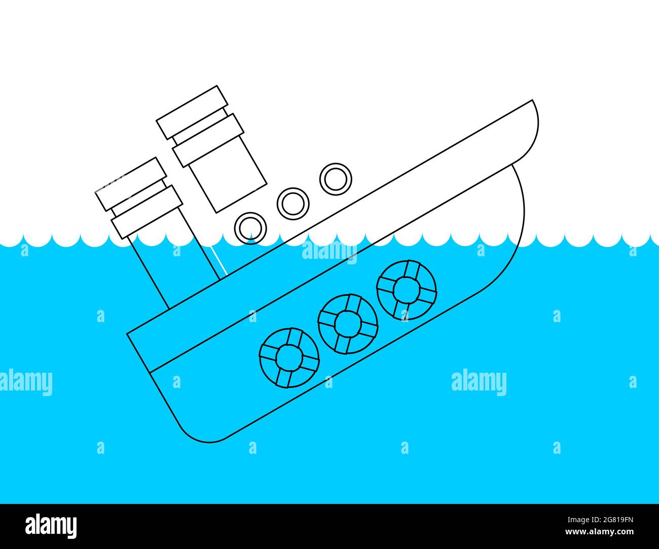 Shipwreck deck Stock Vector Images - Alamy