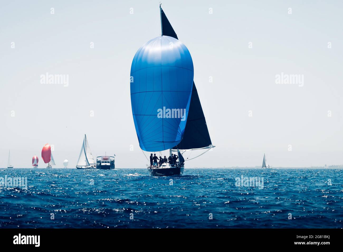 Sailing boat race buoy hi-res stock photography and images - Alamy
