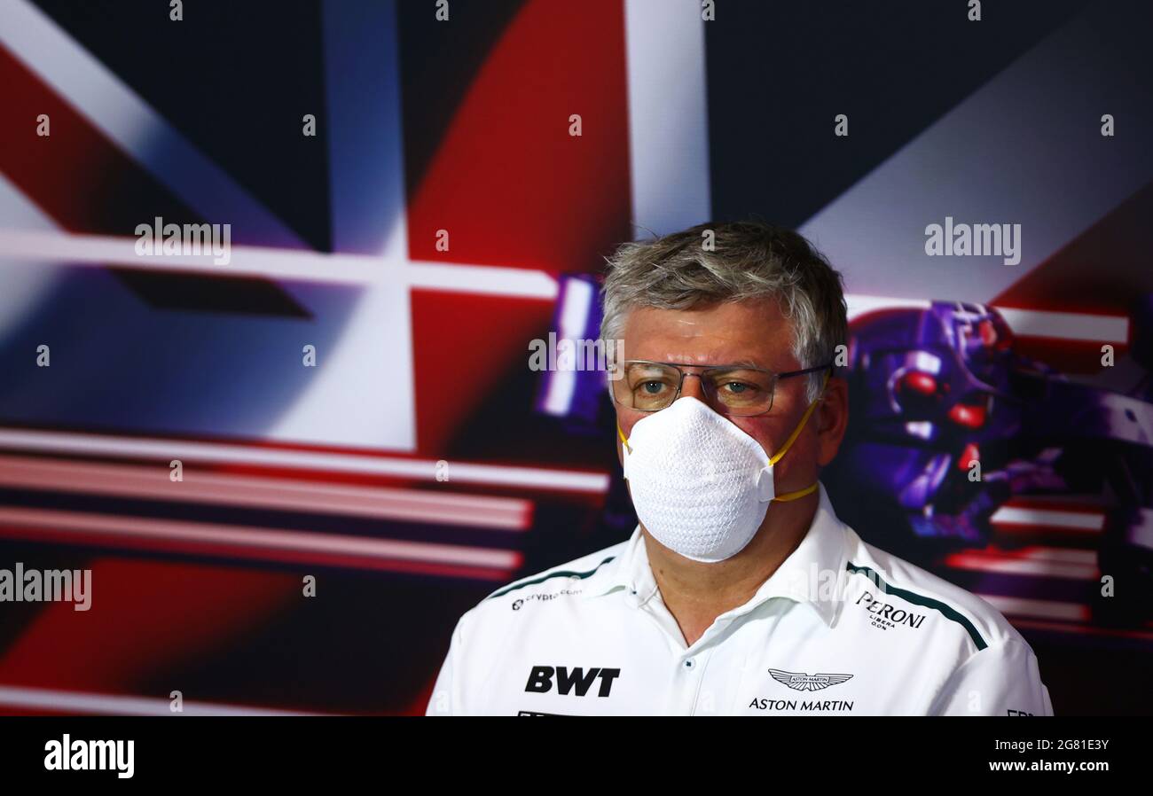 Silverstone, UK. 16th July, 2021. Otmar Szafnauer (USA) Aston Martin F1 ...