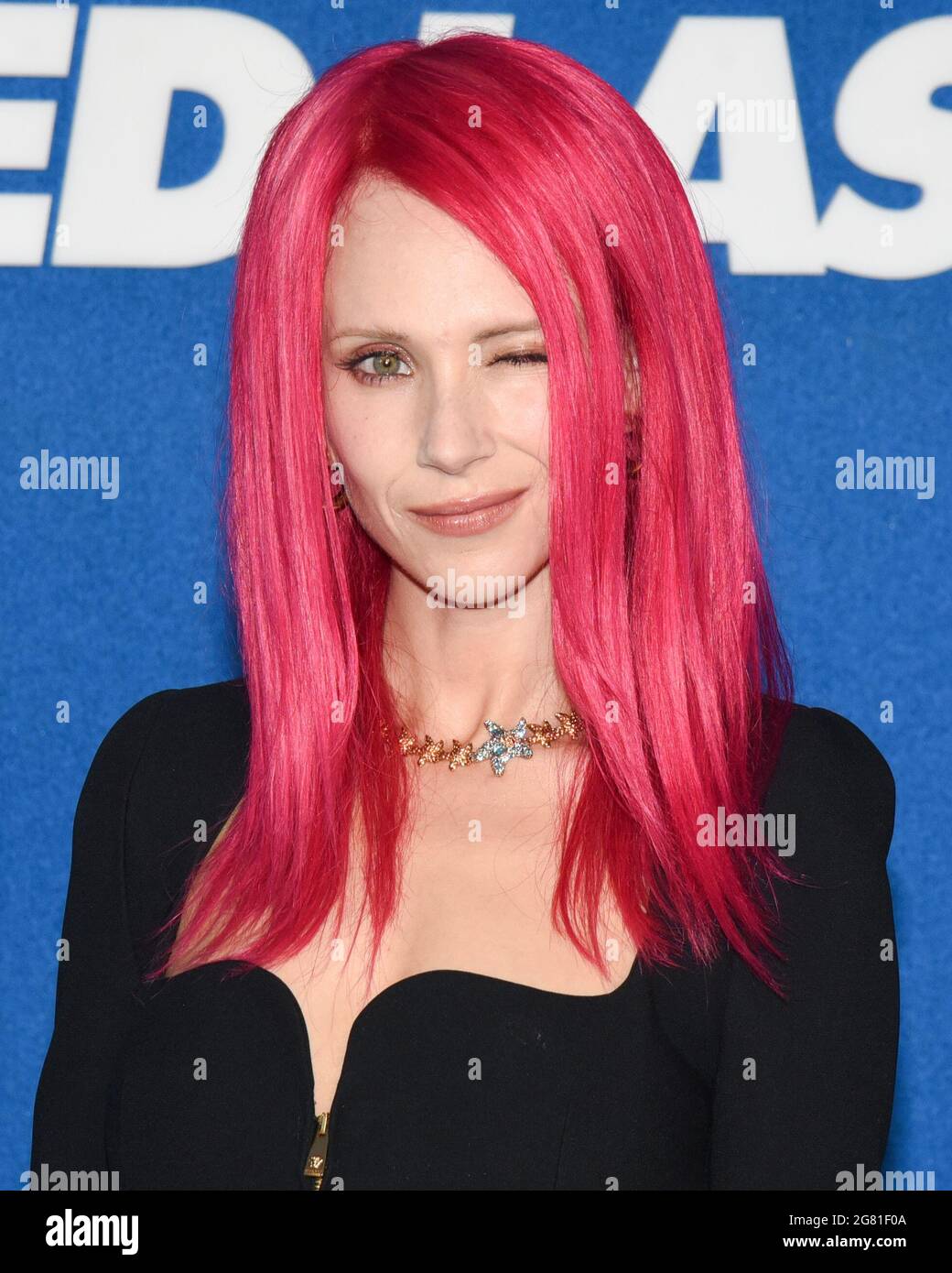 July 15, 2021, West Hollywood, California, USA: JUNO TEMPLE debuts pink ...