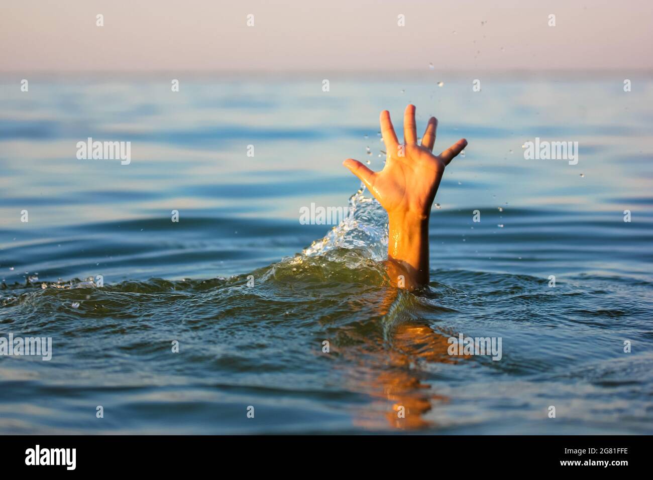 Person Drowning In River