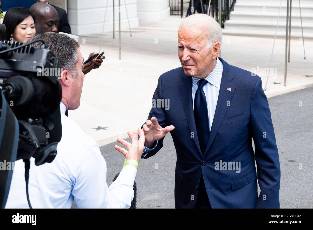 July 16, 2021 - Washington, DC, United States: President Joe Biden ...