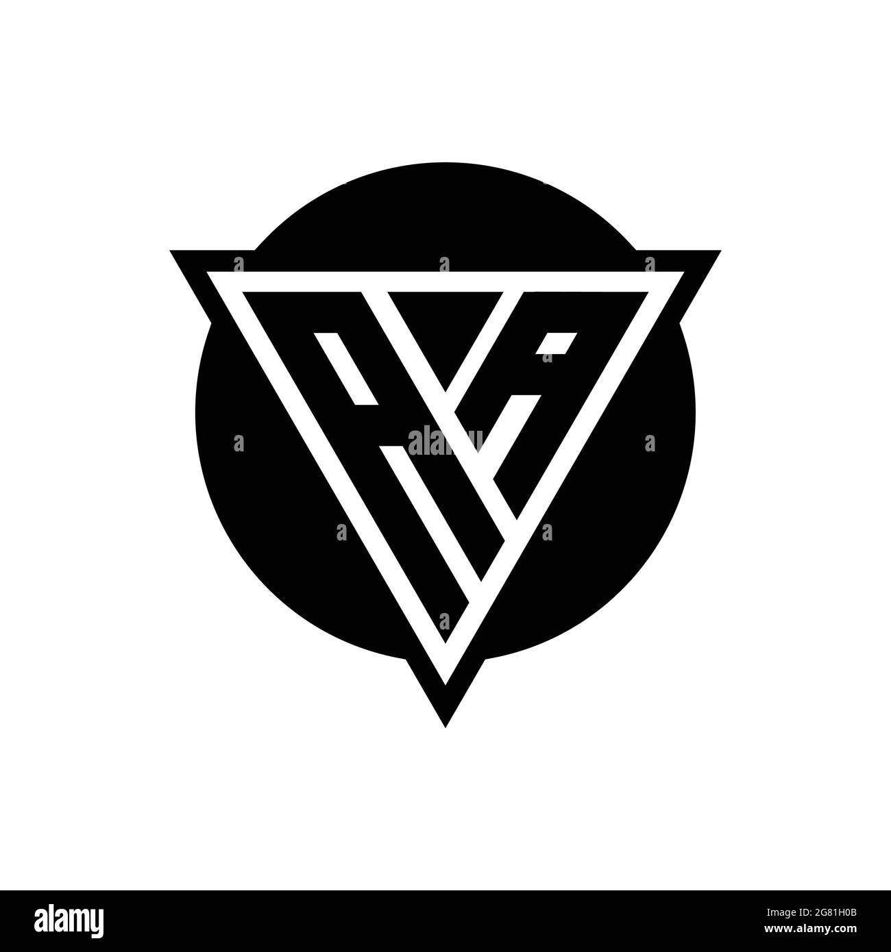 Aa Logo Circle And Triangle