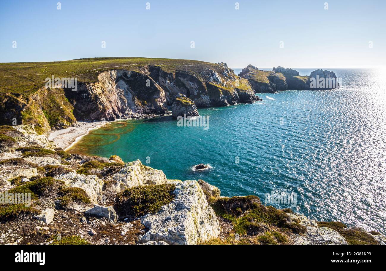 Pointe de Dinan, Crozon peninsula, Departement Finistere, Brittany ...