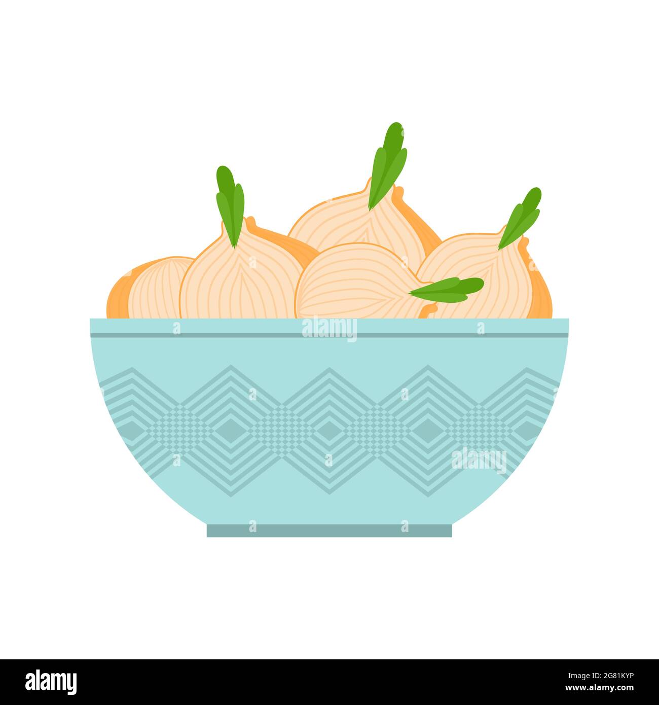 Onion soup in plate. food vector illustration Stock Vector Image & Art ...