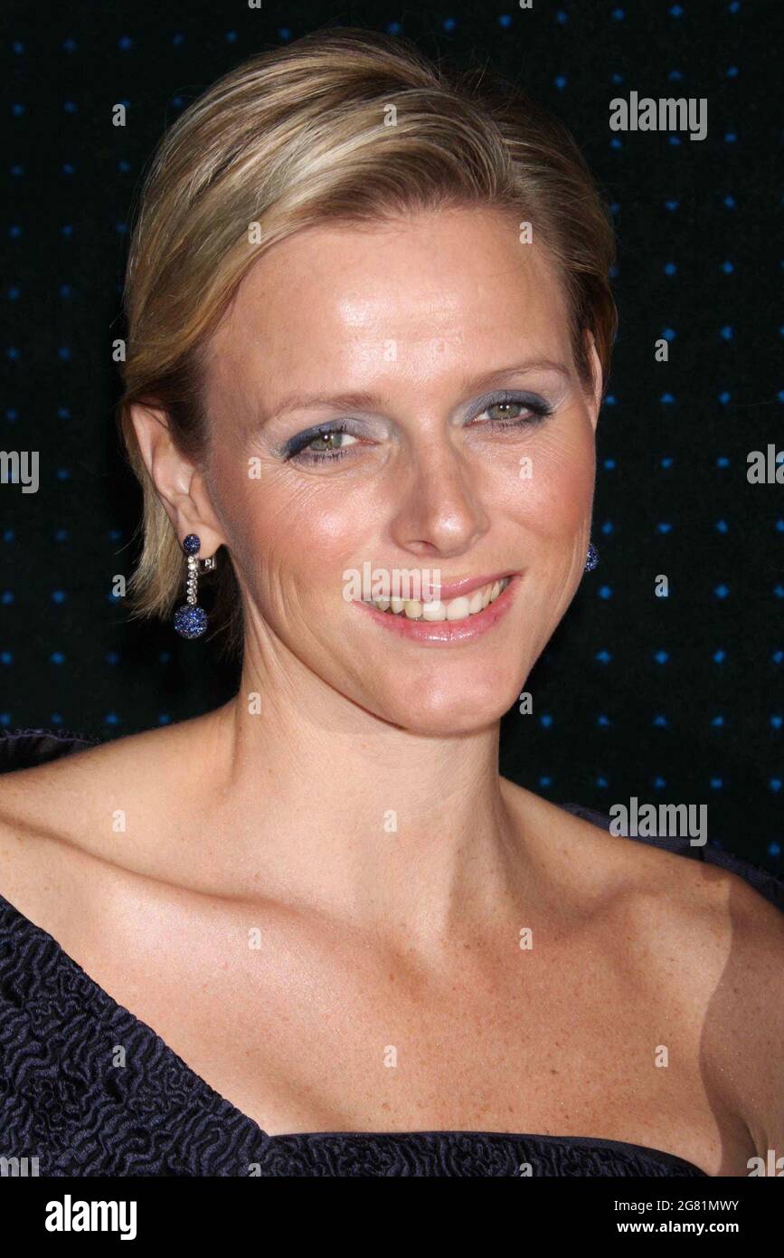 Charlene Wittstock, fiancee of Prince Albert II of Monaco attends the ...