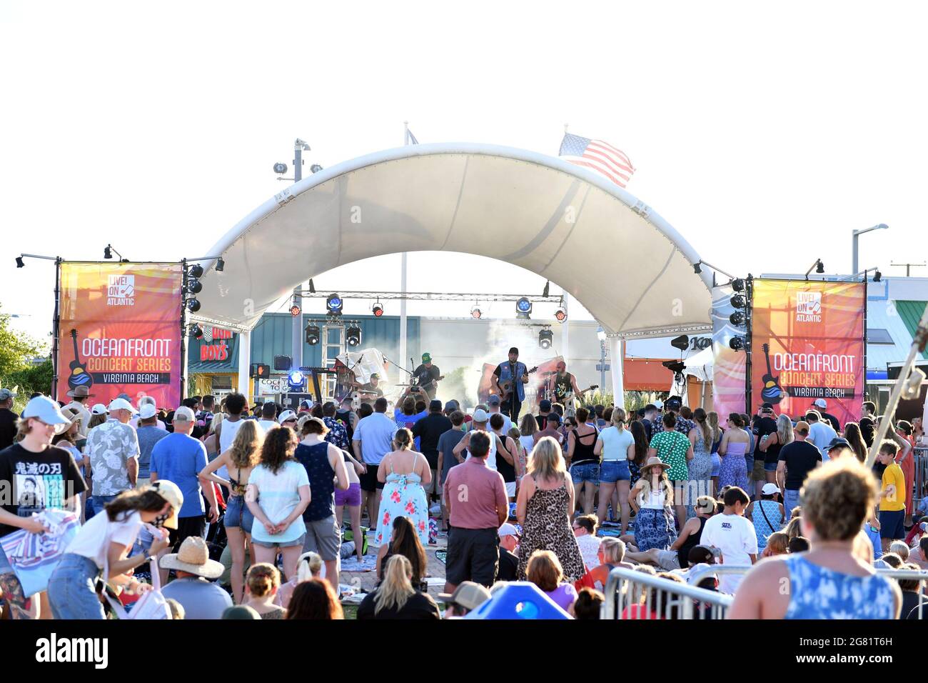 July 14, 2021, Virginia Beach, Virginia, USA: Beach events brings ADAM ...