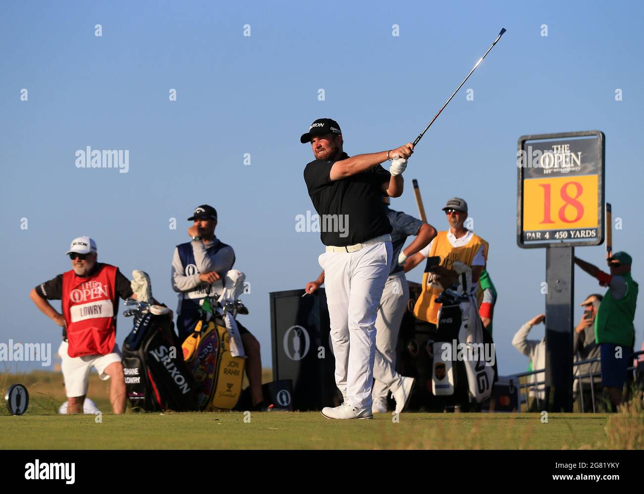 Kent, UK. 16th July, 2021. 16th July 2021; Royal St Georges Golf Club ...