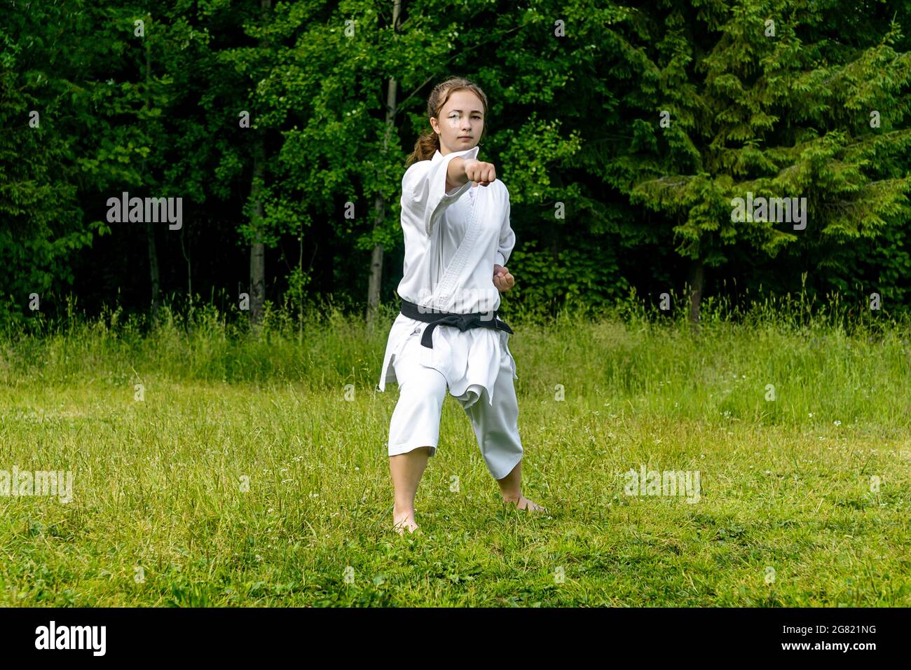 Gyaku zuki hi-res stock photography and images - Alamy