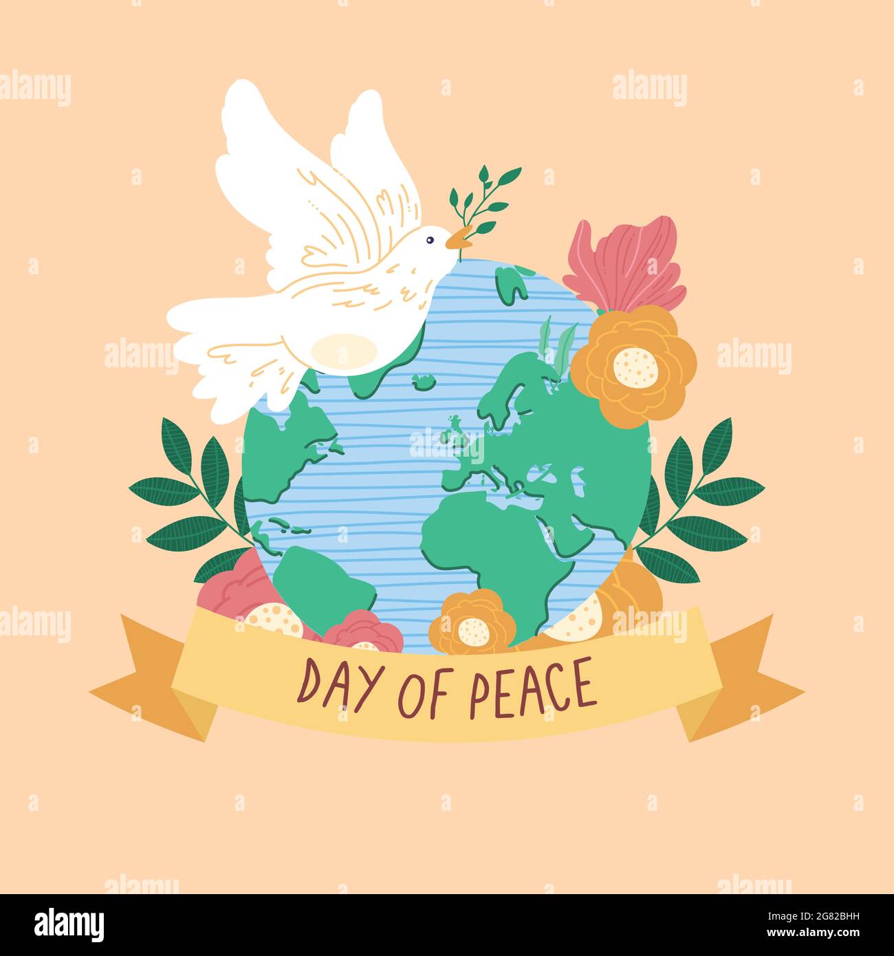 Dove Flying Earth High Resolution Stock Photography and Images - Alamy