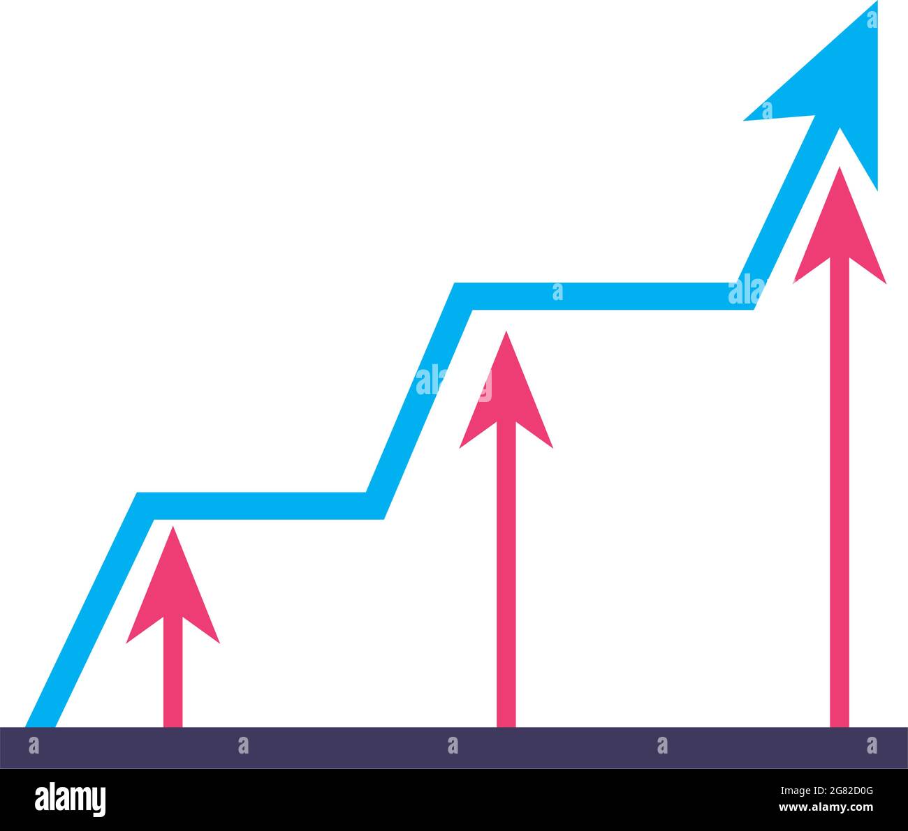statistics arrows infographic Stock Vector Image & Art - Alamy