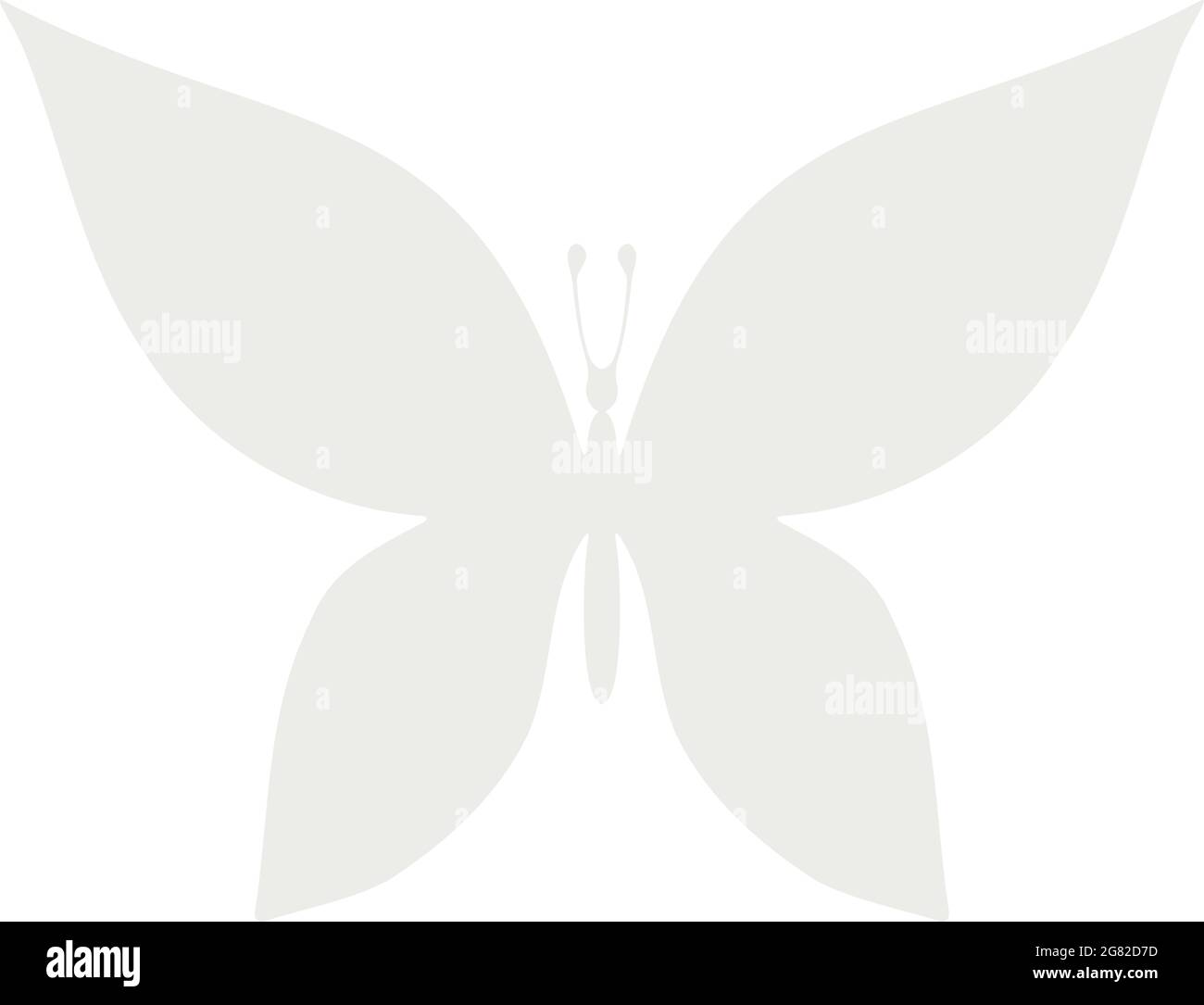 Colored butterfly silhouette. Template for printing , vector ...