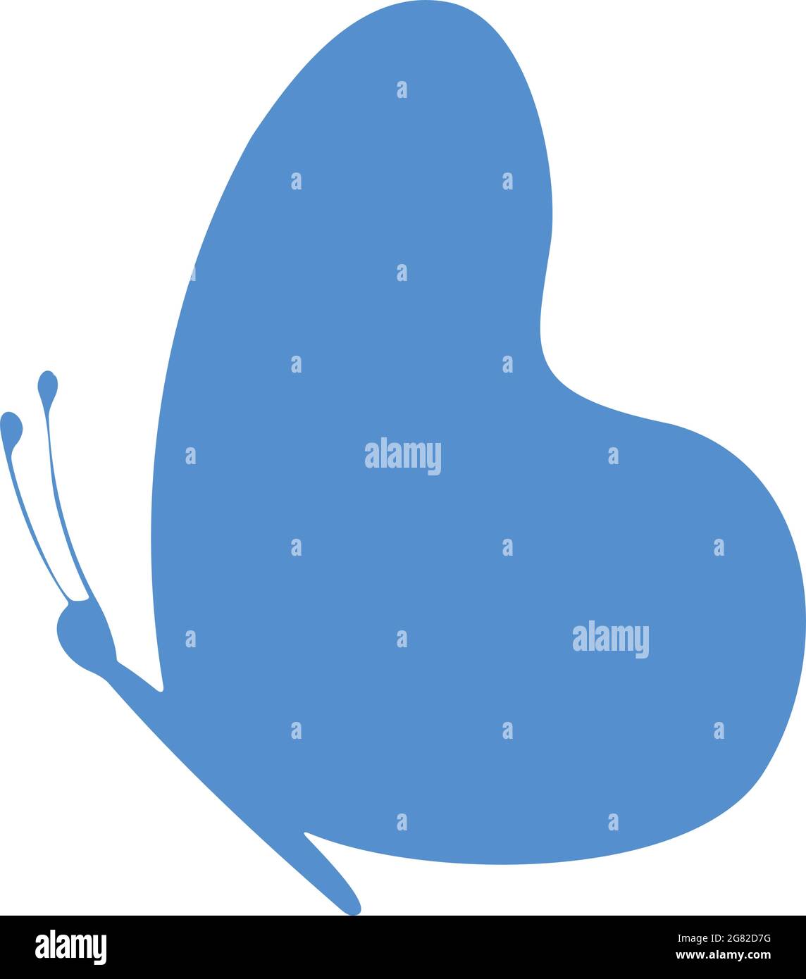 Colored butterfly silhouette. Template for printing , vector ...