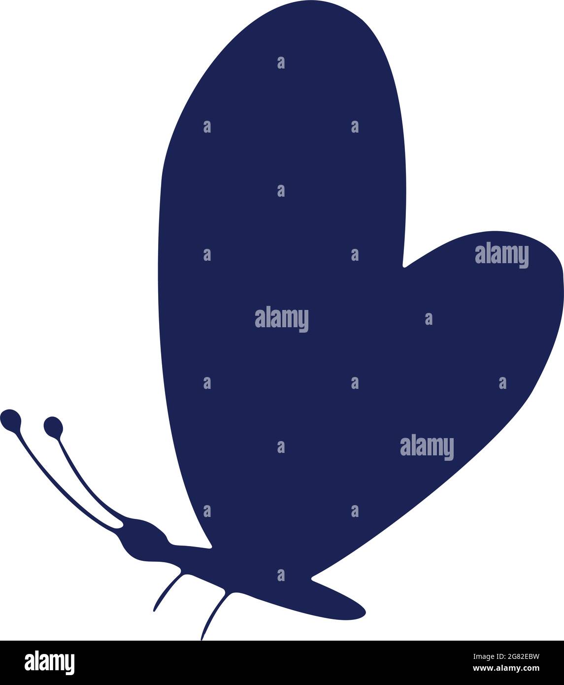 Colored butterfly silhouette. Template for printing , vector ...