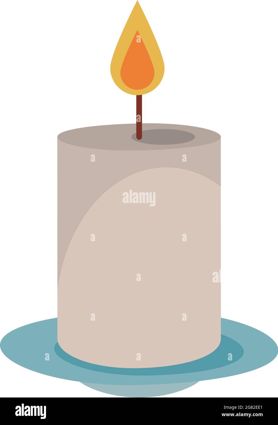 candle wax icon Stock Vector Image & Art - Alamy