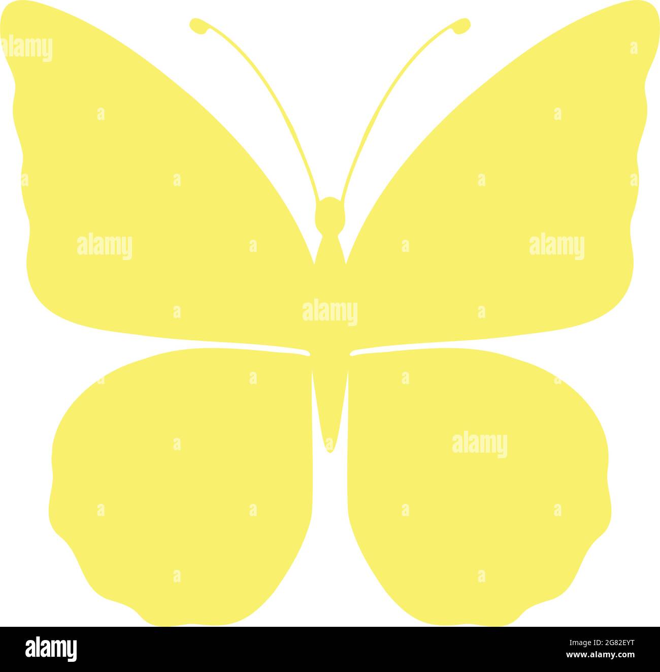 Colored butterfly silhouette. Template for printing , vector ...