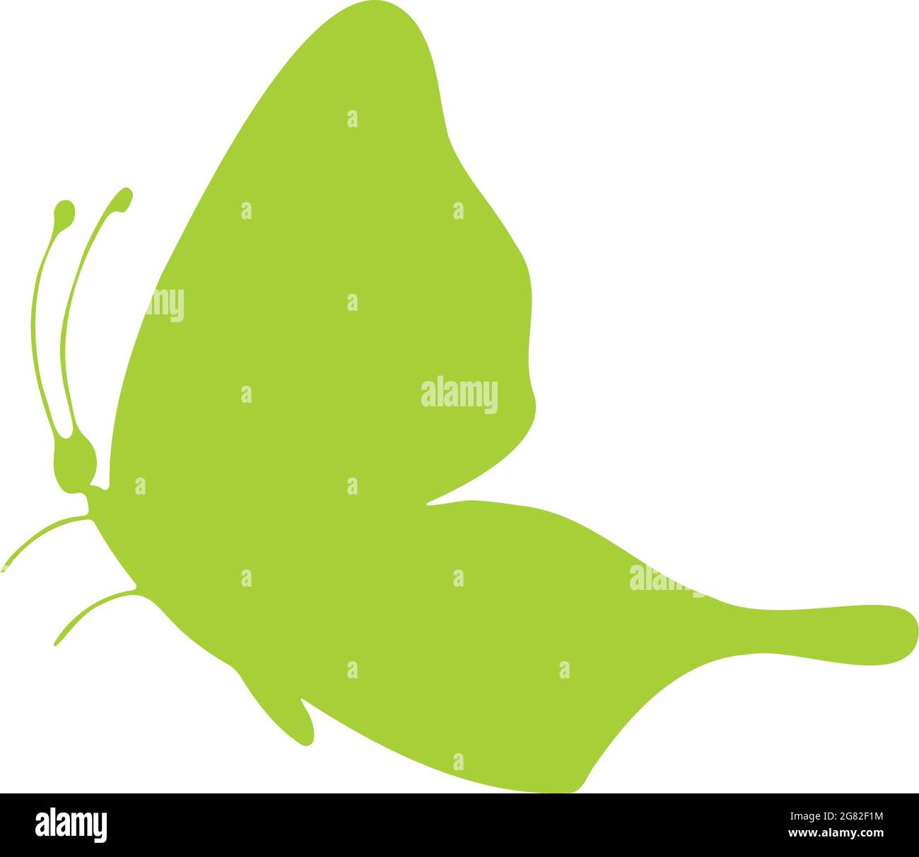 Colored butterfly silhouette. Template for printing , vector ...