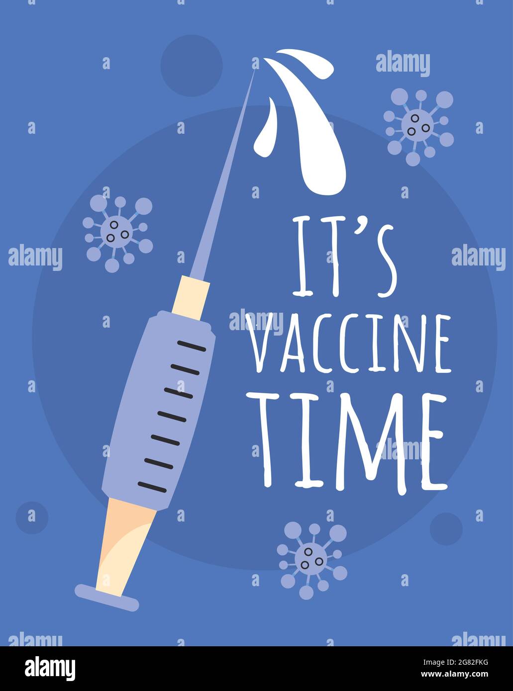 vaccine time injection Stock Vector Image & Art - Alamy