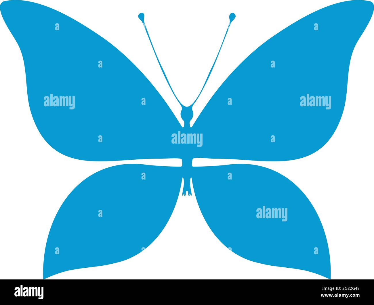 Colored butterfly silhouette. Template for printing , vector ...