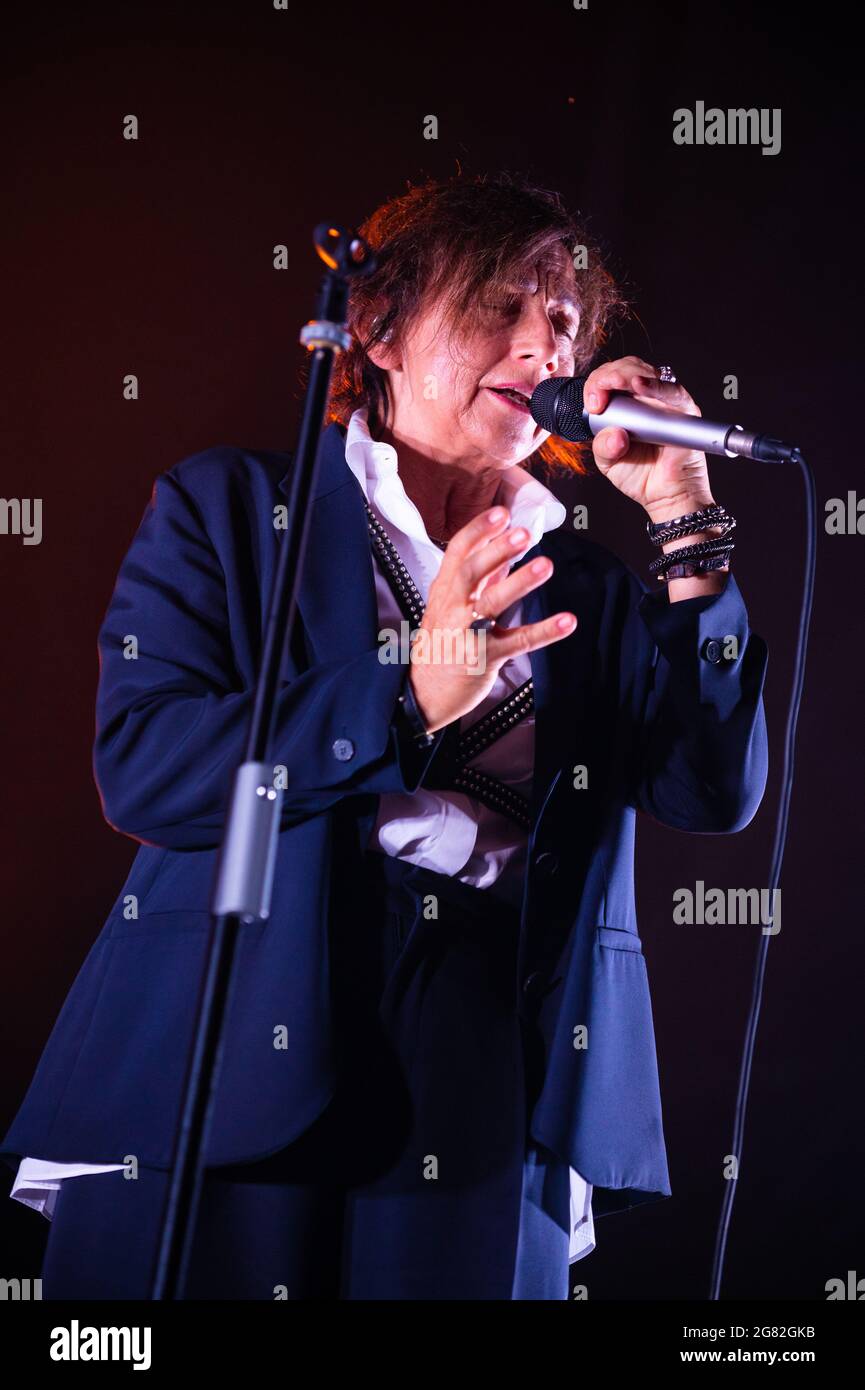Italy. 16th July, 2020. Gianna Nannini, Italian rocker perform this ...