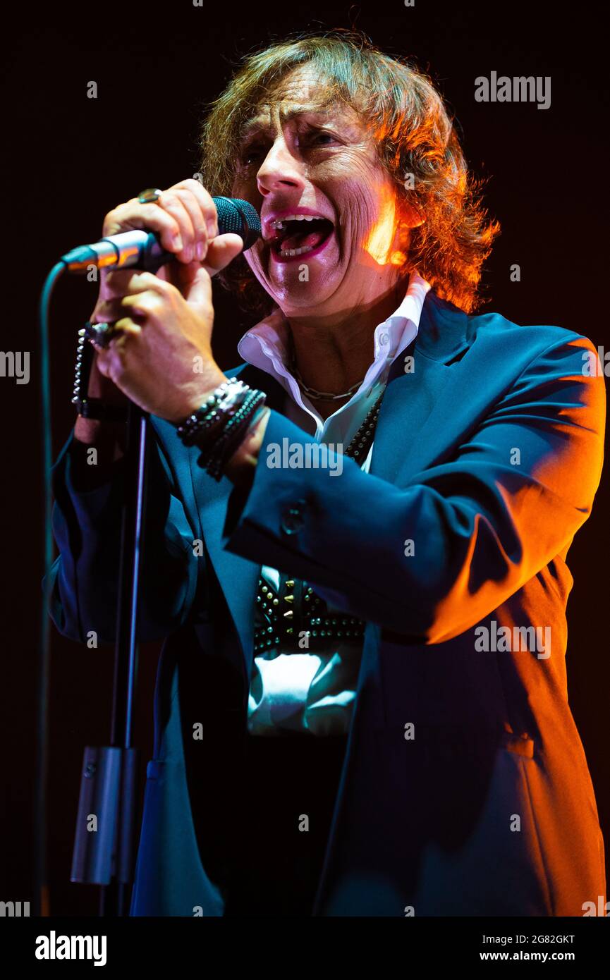 Italy. 16th July, 2020. Gianna Nannini, Italian rocker perform this ...