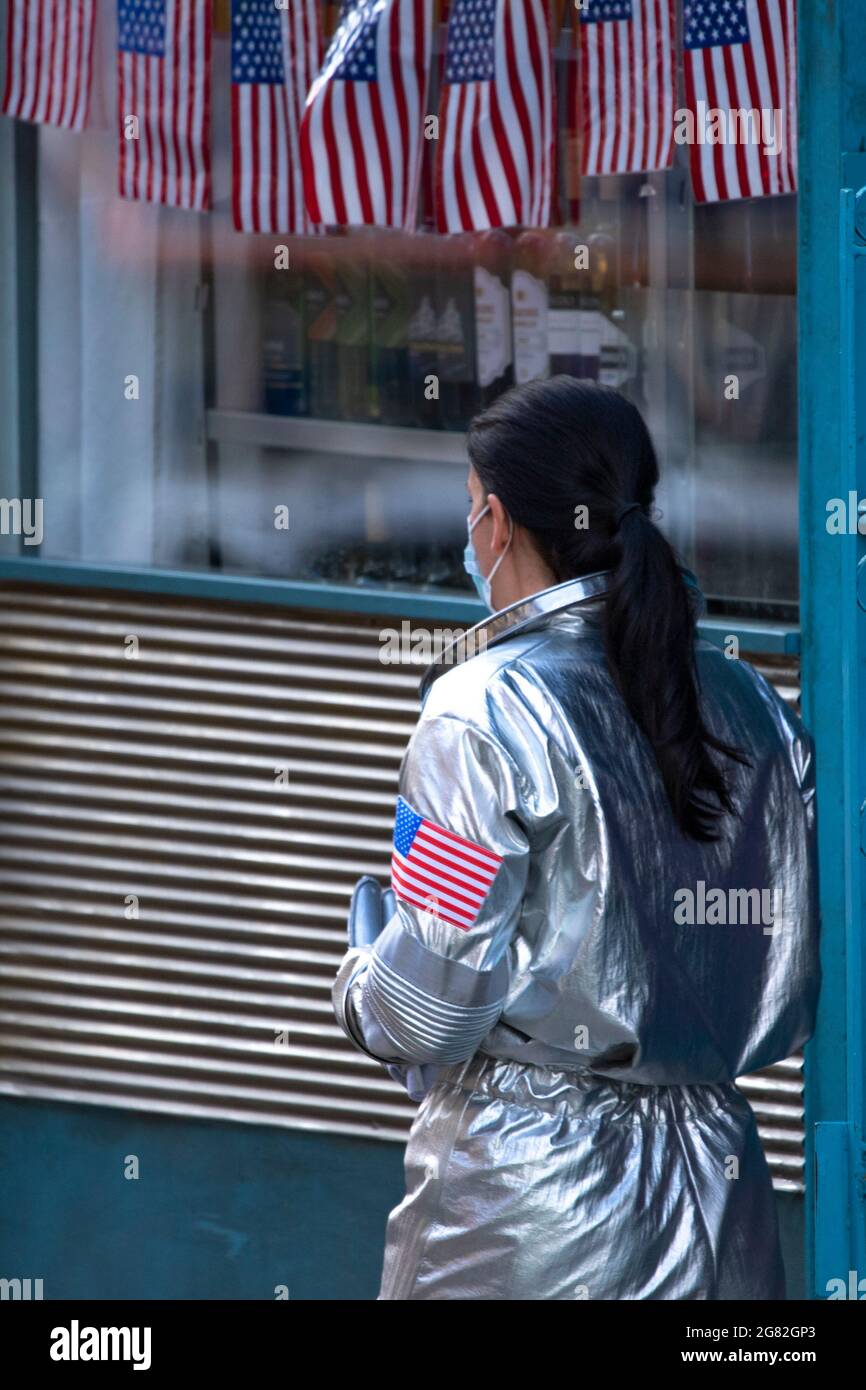 Silver Space Suits Women