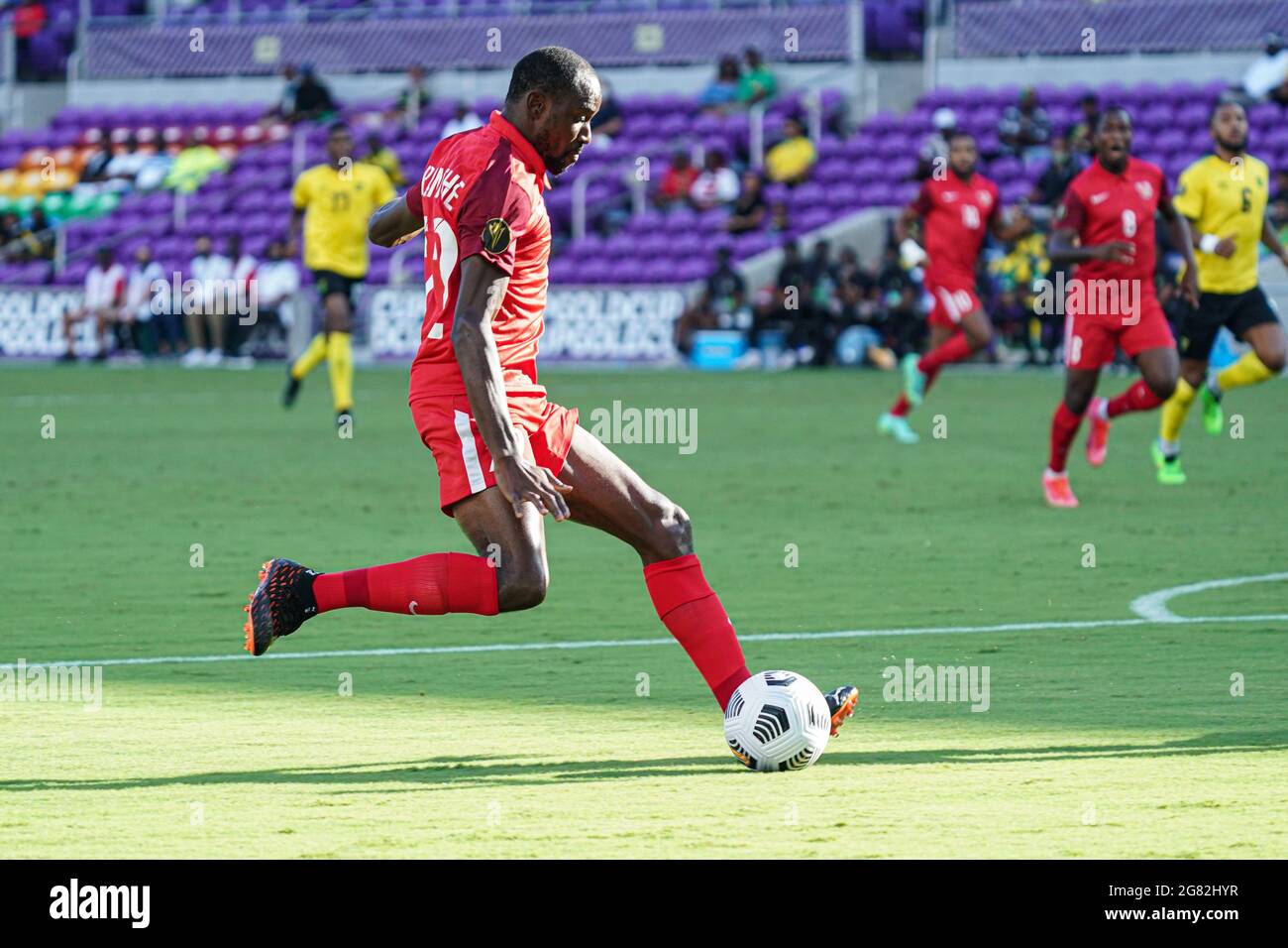 Fort Lauderdale, Florida, USA, July 16, 2021, Guadeloupe forward ...