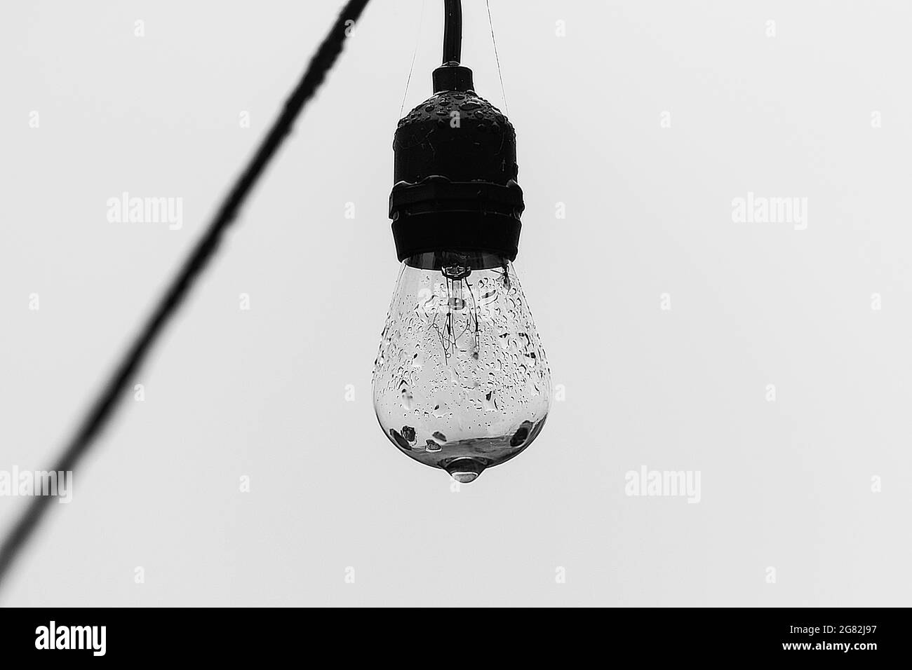 Minimalist Frosty light bulb Stock Photo - Alamy
