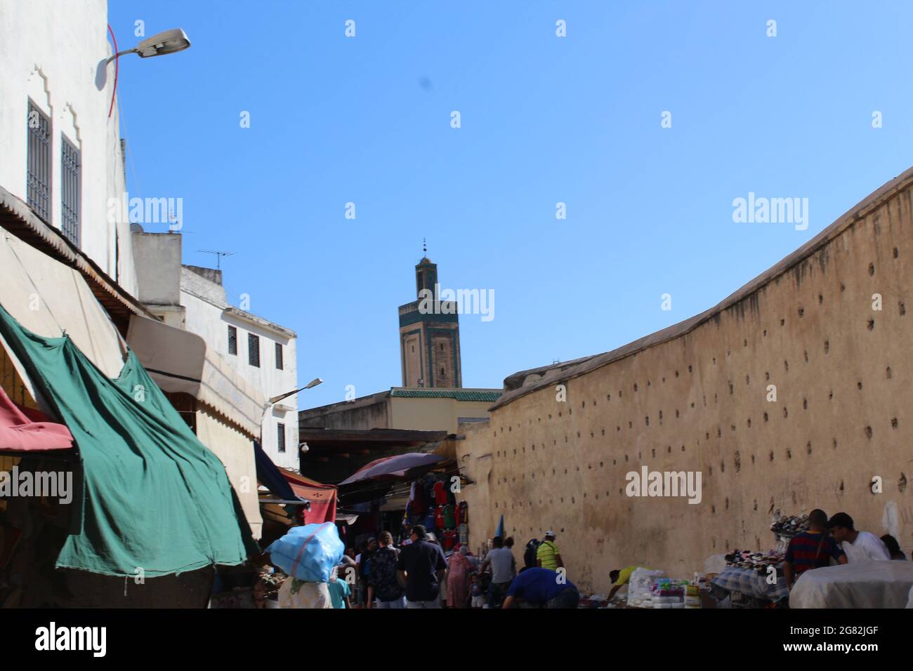 View over the Medina, Fez,Morocco , Old building ,historic architecture ...