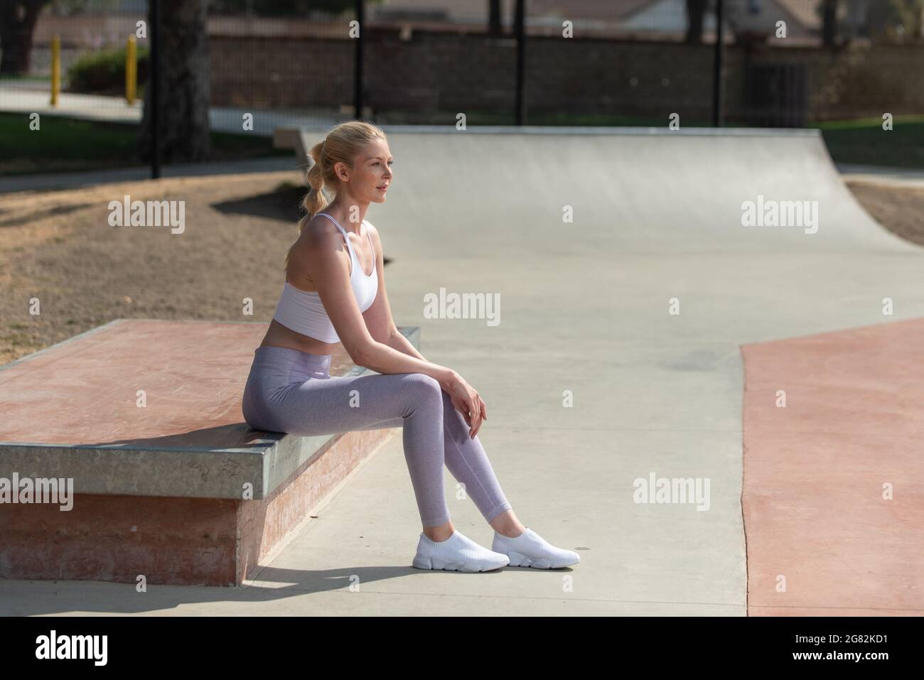 Concrete skate park obstacles are perfect resting place for health ...
