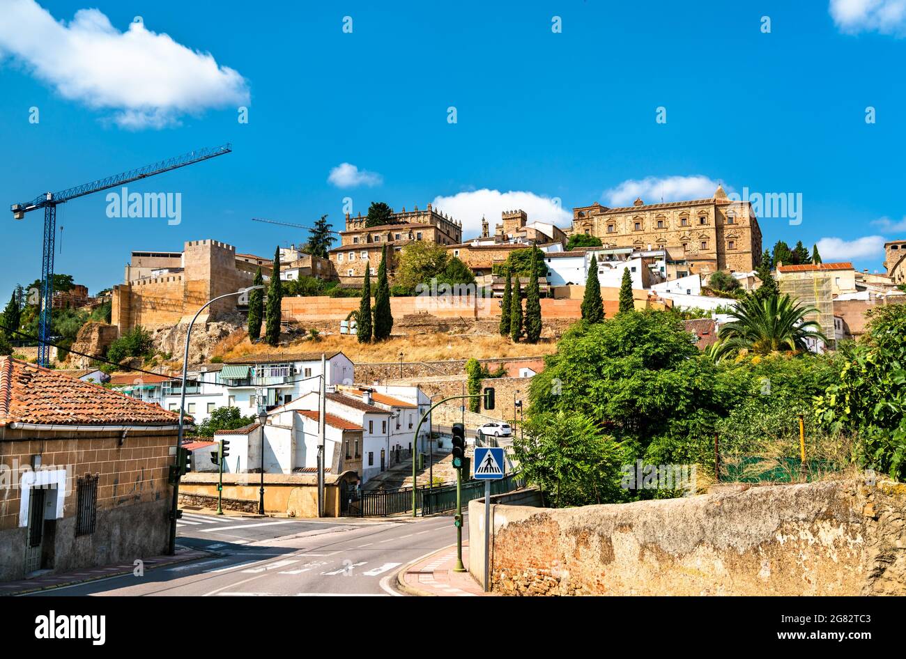 Aerial view caceres unesco hi-res stock photography and images - Alamy