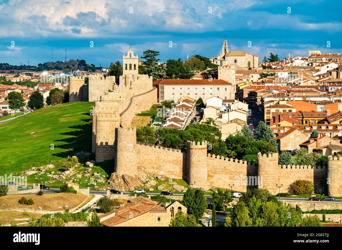 Avila spain aerial hi-res stock photography and images - Alamy