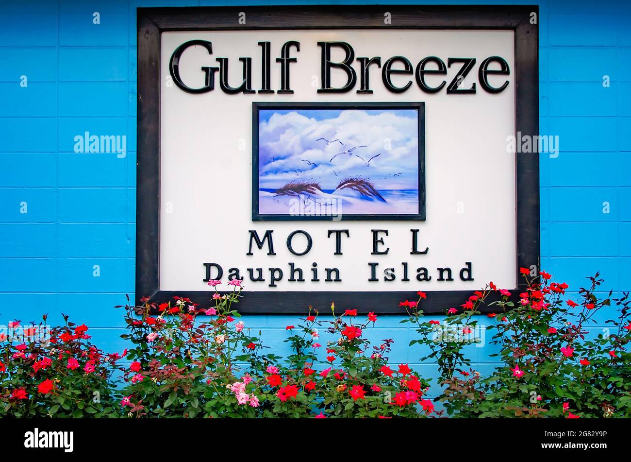 Gulf Breeze Motel is pictured, July 7, 2021, in Dauphin Island, Alabama ...