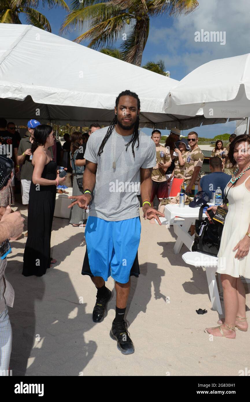 MIAMI BEACH, FL - FEBRUARY 20: Richard Sherman attends Sports ...