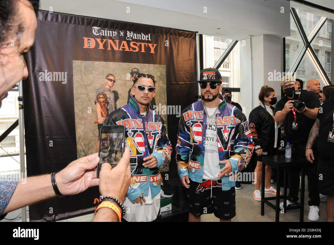 Atmosphere during a press conference to promote the new album 'DYNASTY ...