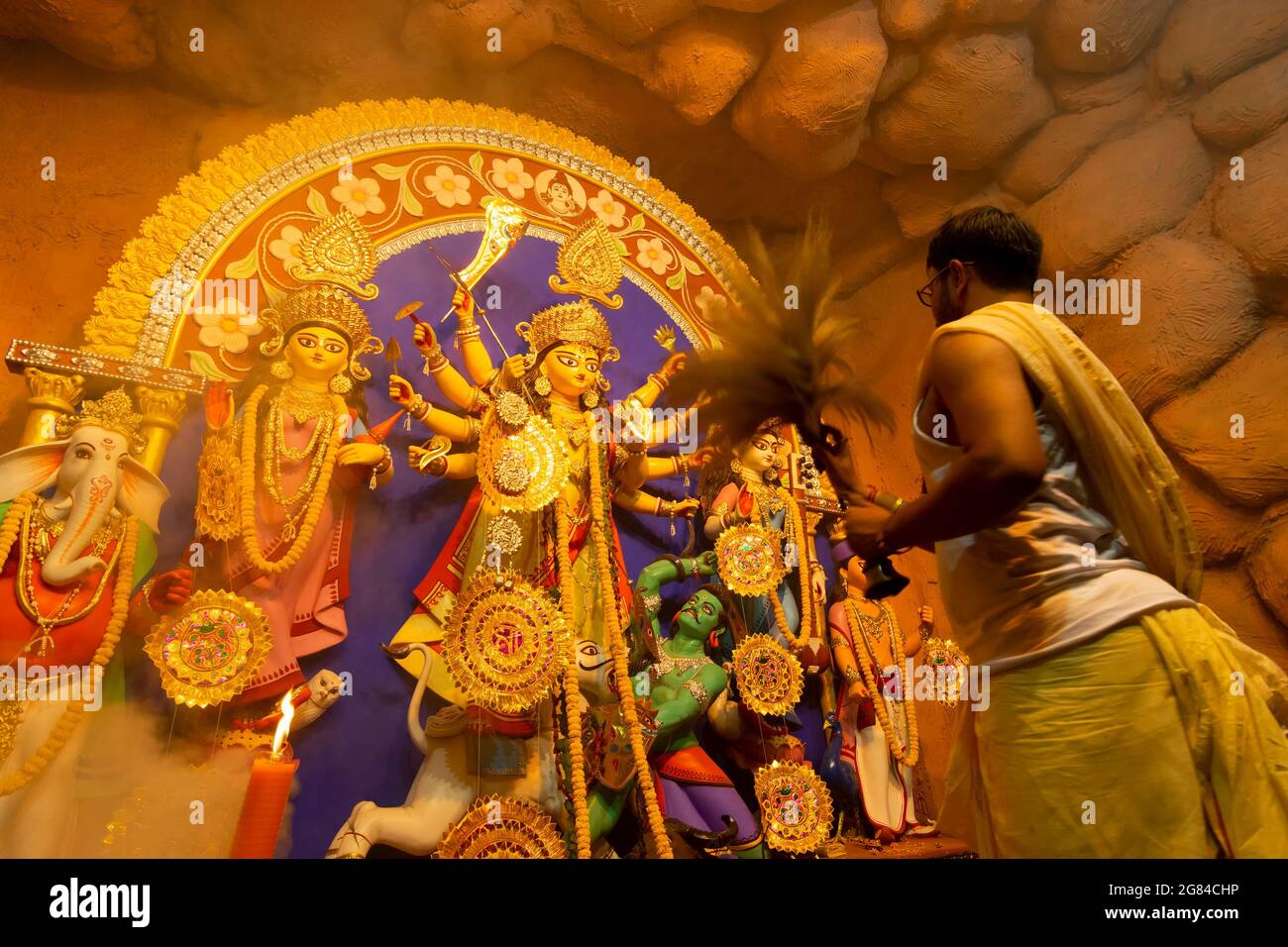 Hindu god fly hi-res stock photography and images - Alamy