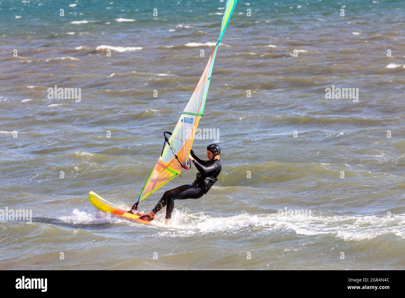 Windsurf Beach Beaches Windsurfing High Resolution Stock Photography ...