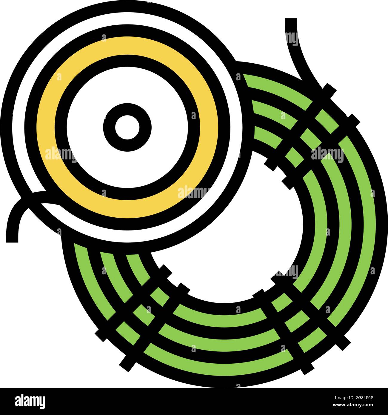 fly fishing line color icon vector illustration Stock Vector Image ...