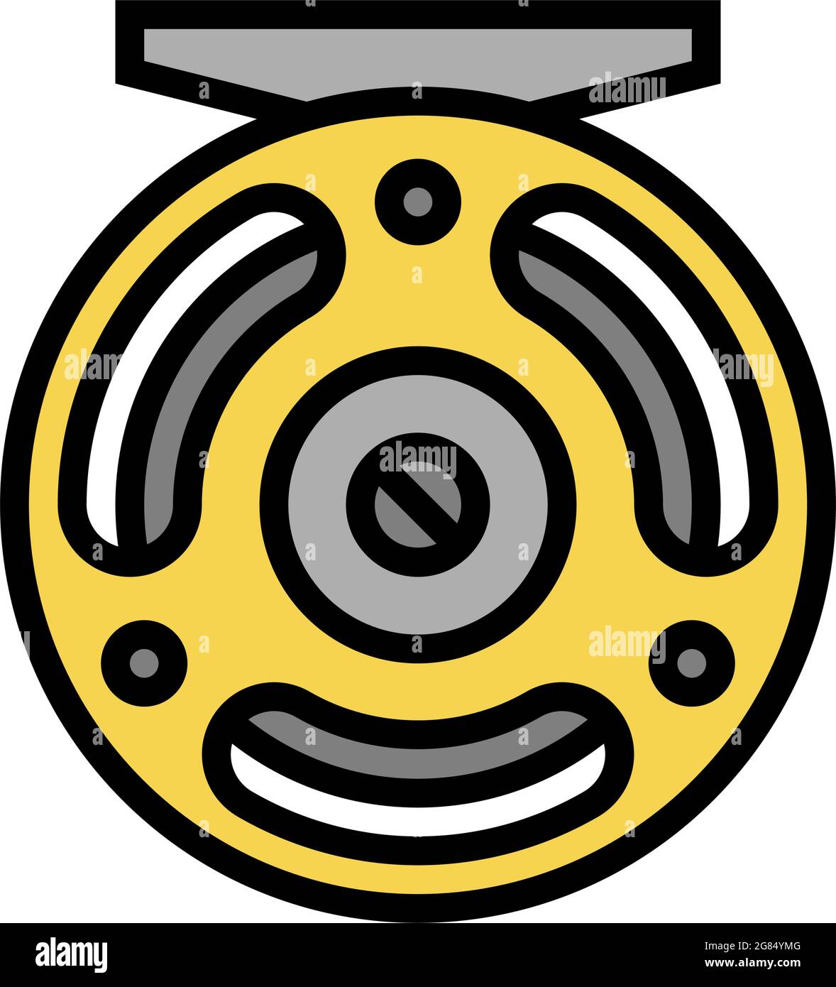 fly fishing color icon vector illustration Stock Vector Image & Art - Alamy