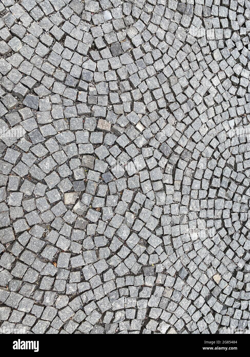 Circle pattern stone block paving hi-res stock photography and images ...