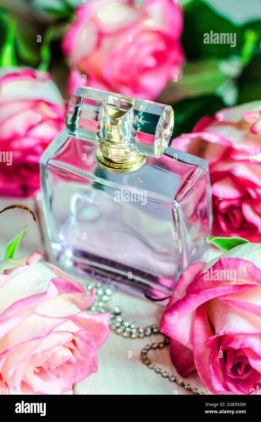 Beautiful bottle womens perfume hi-res stock photography and images - Alamy