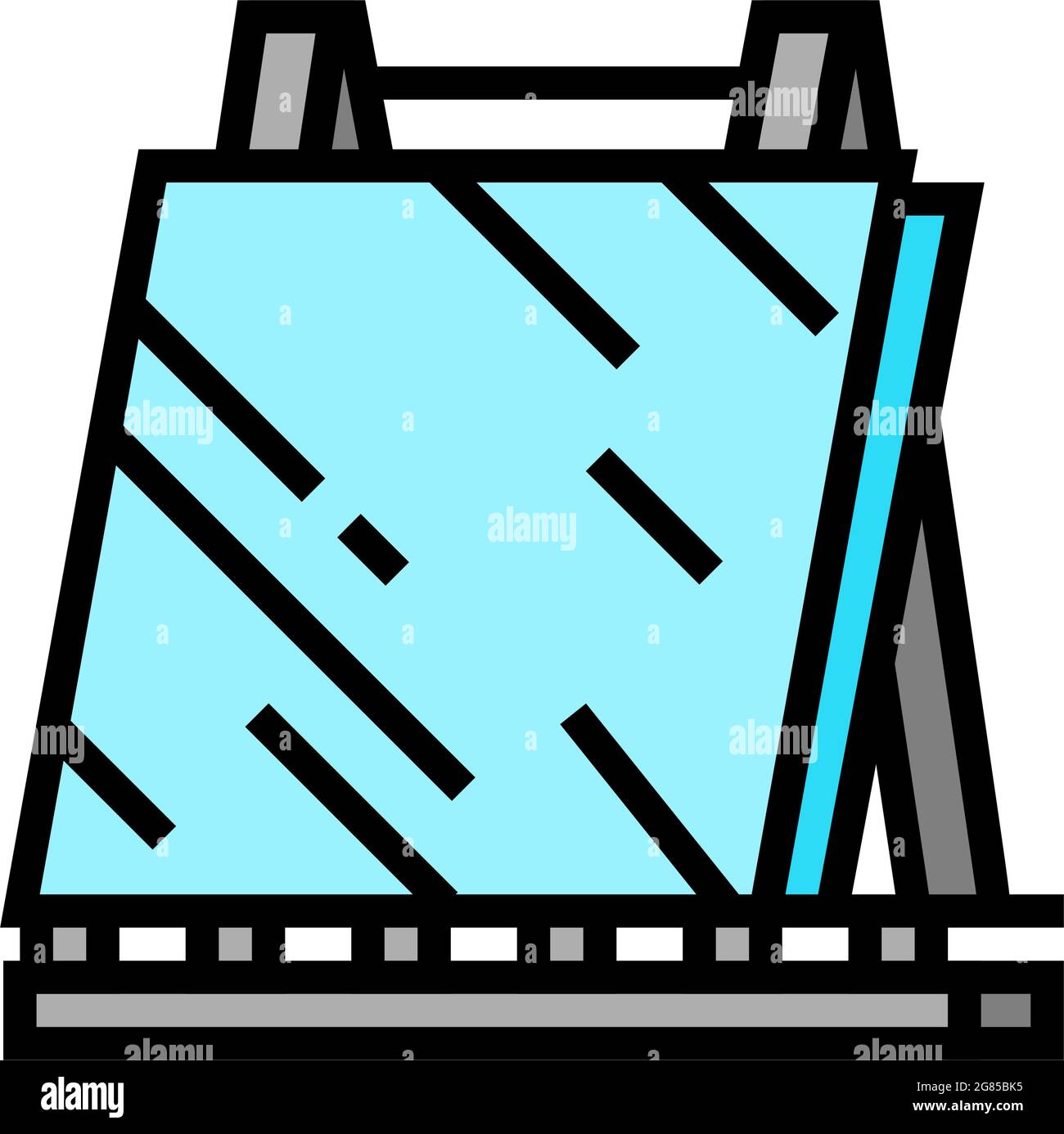 packaging glass production color icon vector illustration Stock Vector ...