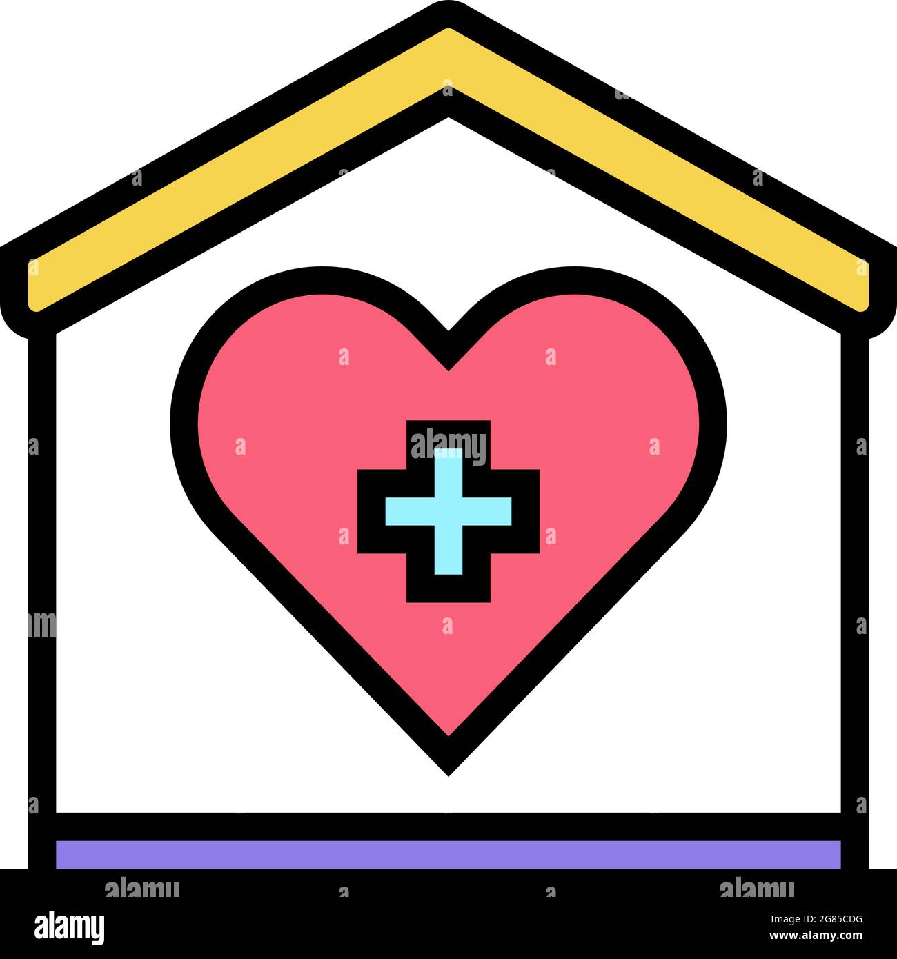 Care home washing elderly Stock Vector Images - Alamy