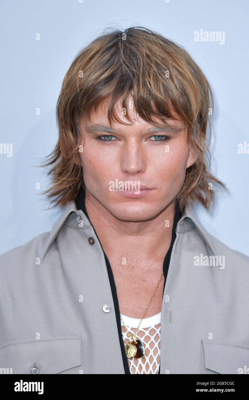 Cannes, France. 16th July, 2021. Jordan Barrett attending the Amfar ...