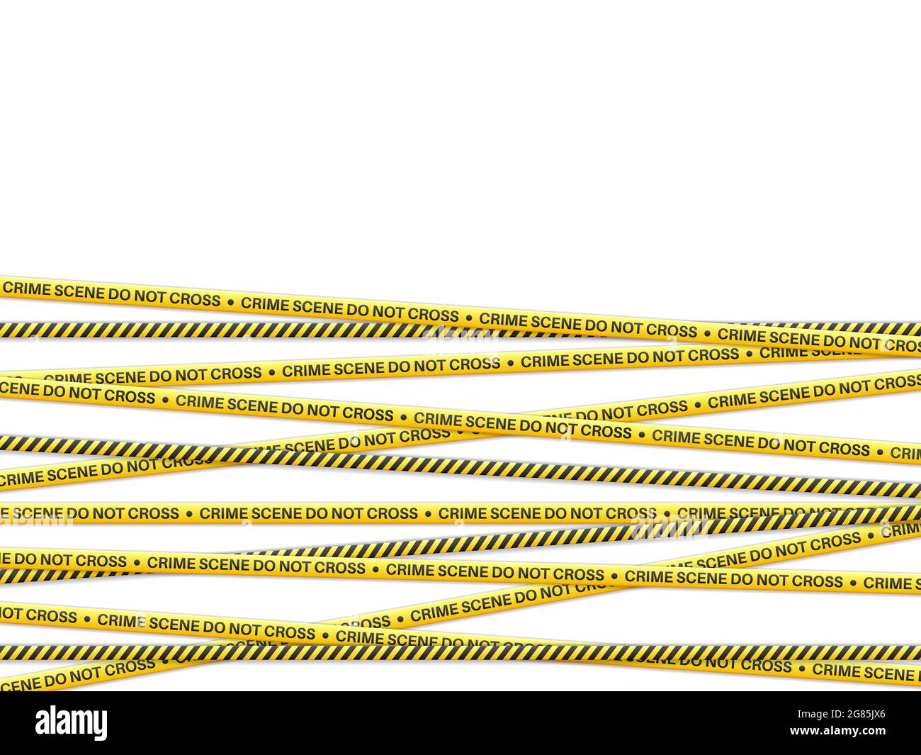 Crime scene tape on a white background. Vector illustration Stock Photo ...